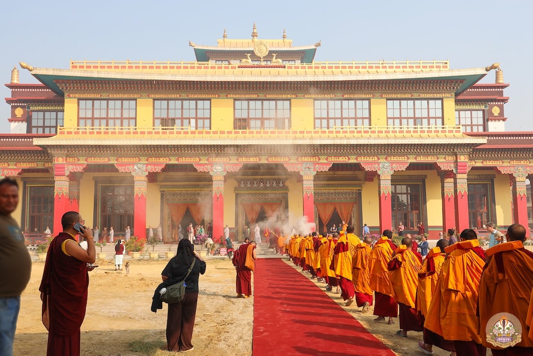 Chökyi Nyima Rinpoche Leads Recitation of the Buddha’s Words in Lumbini ...